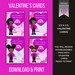 Printable Valentine's Day Cards, Black Girl Printable Valentines Day ...