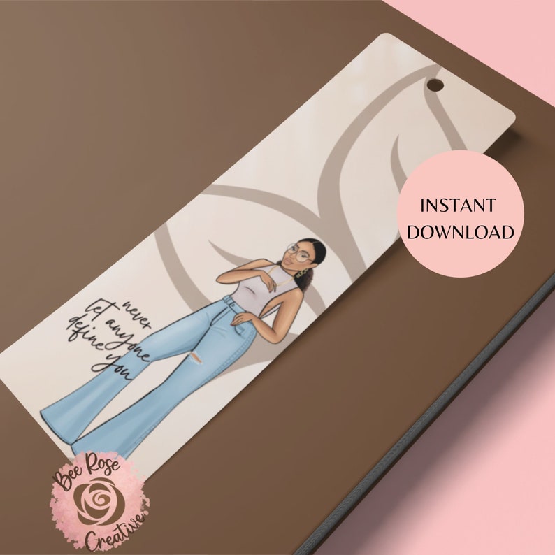 Black Girl Bookmarks Black Woman Bookmark Printable - Etsy