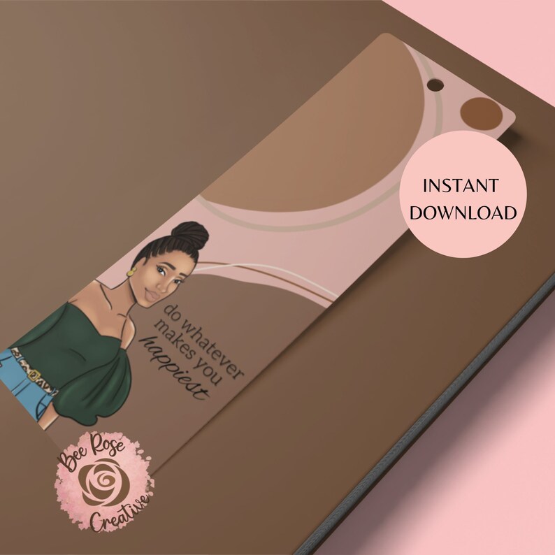 Black Girl Bookmarks Black Woman Bookmark Printable - Etsy