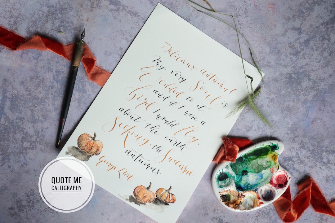 Personalised Artwork, Calligraphy, Special Card, Artwork, Commission an ...