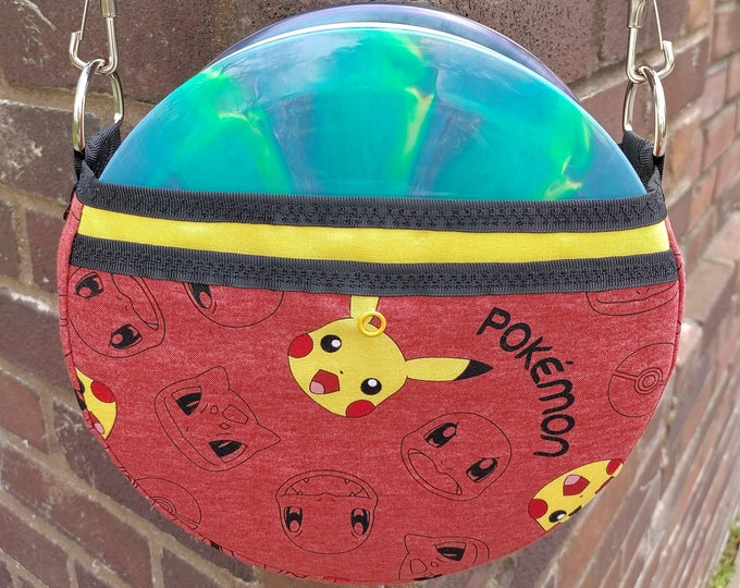 Pokemon Medium Disc Golf Bag Design With Adjustable / Removable Canvas ...