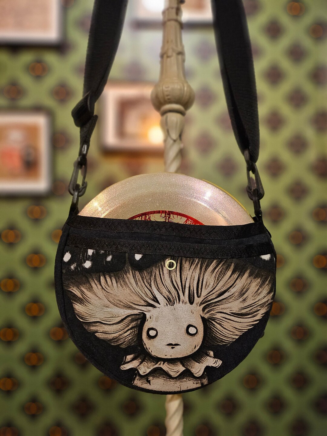 Mushroom Clown Sprite Fairy Medium Disc Golf Bag Design With Adjustable ...