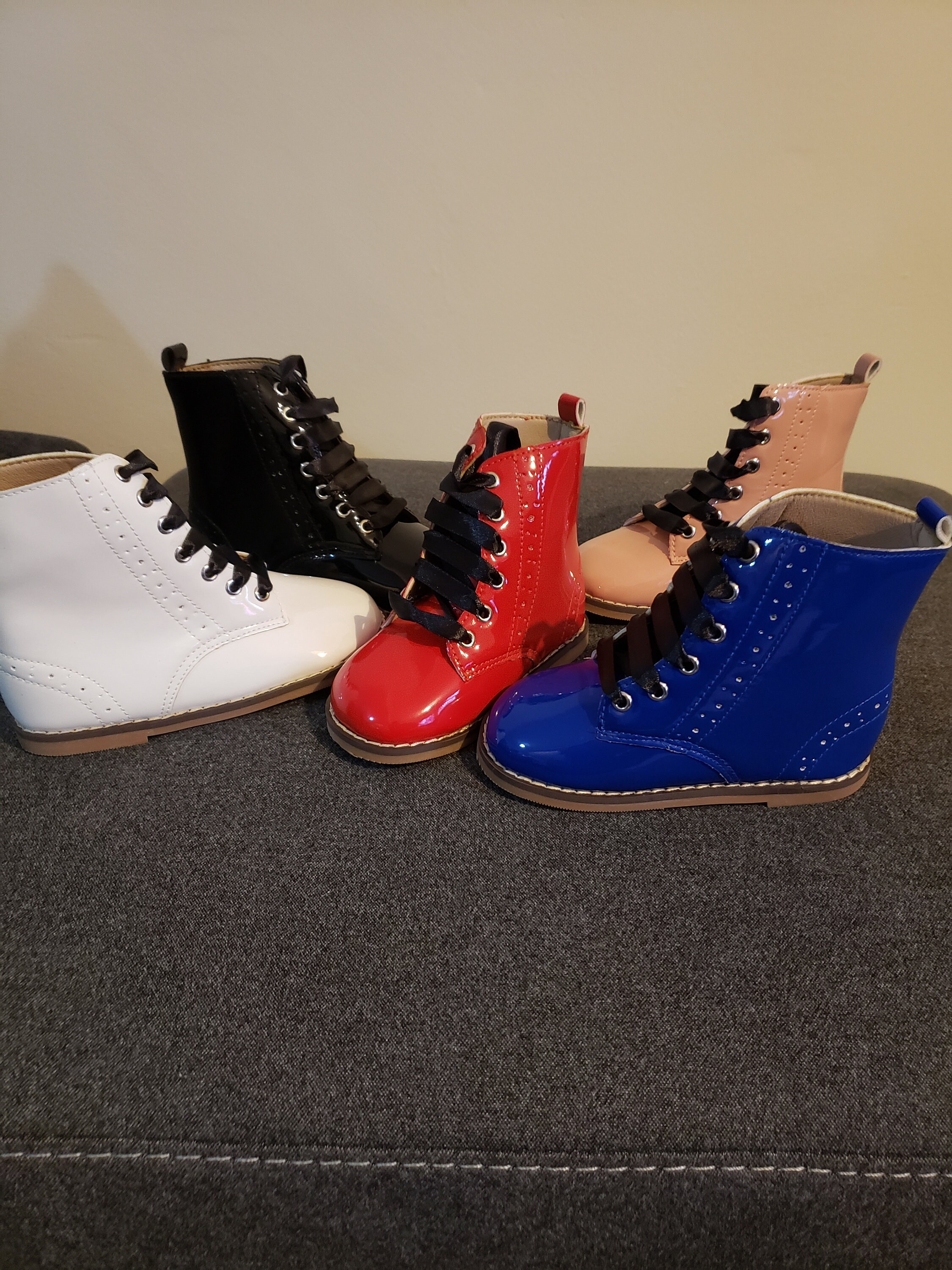 The Handmade Martin Candy Boots in Red - Etsy