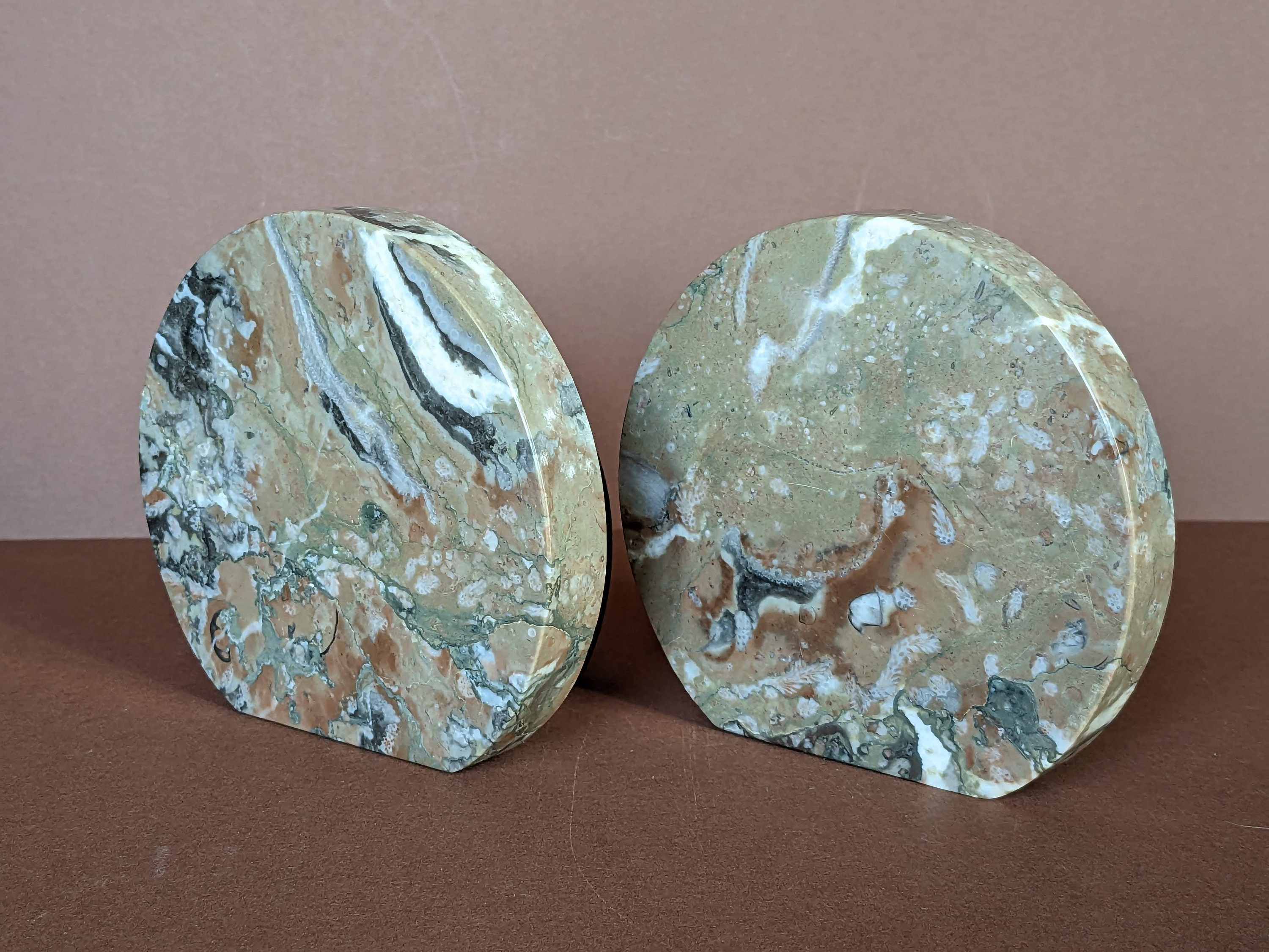 Classy French ART DECO BOOKENDS in Marble - Etsy