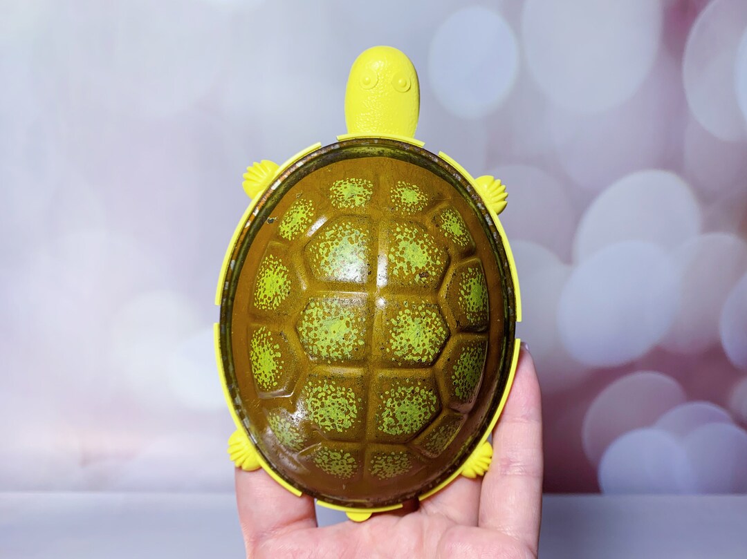 VERY RARE 1970s Soviet Turtle Toy Car Inertia Turtle Car Metal Toy ...