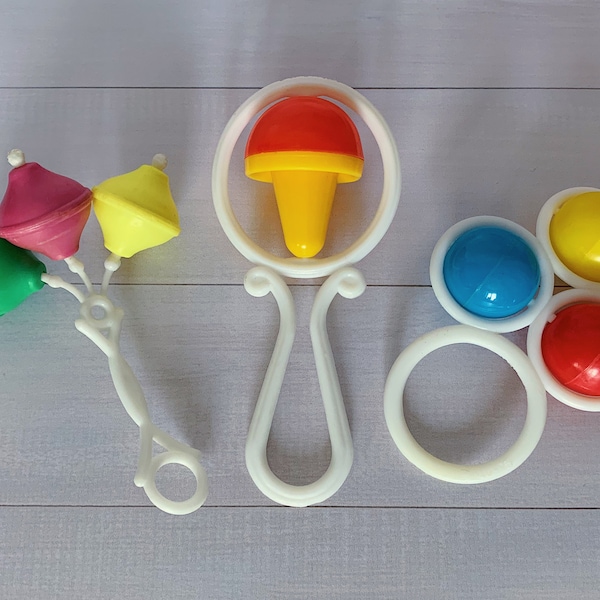 Plastic Rattle - Etsy