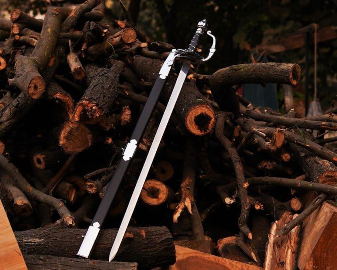 Mask of Zorro Rapier Sword With Scabbard, Handmade Movie Prop Sword ...