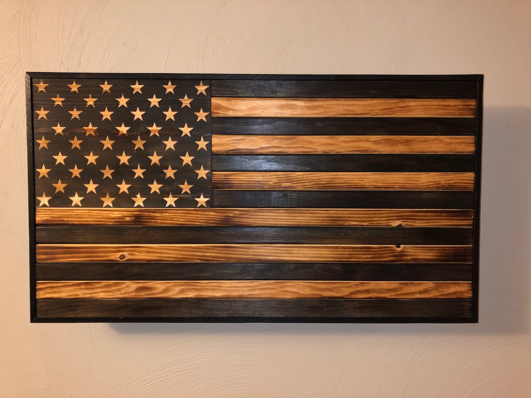 American Flag Concealment Cabinet - Etsy