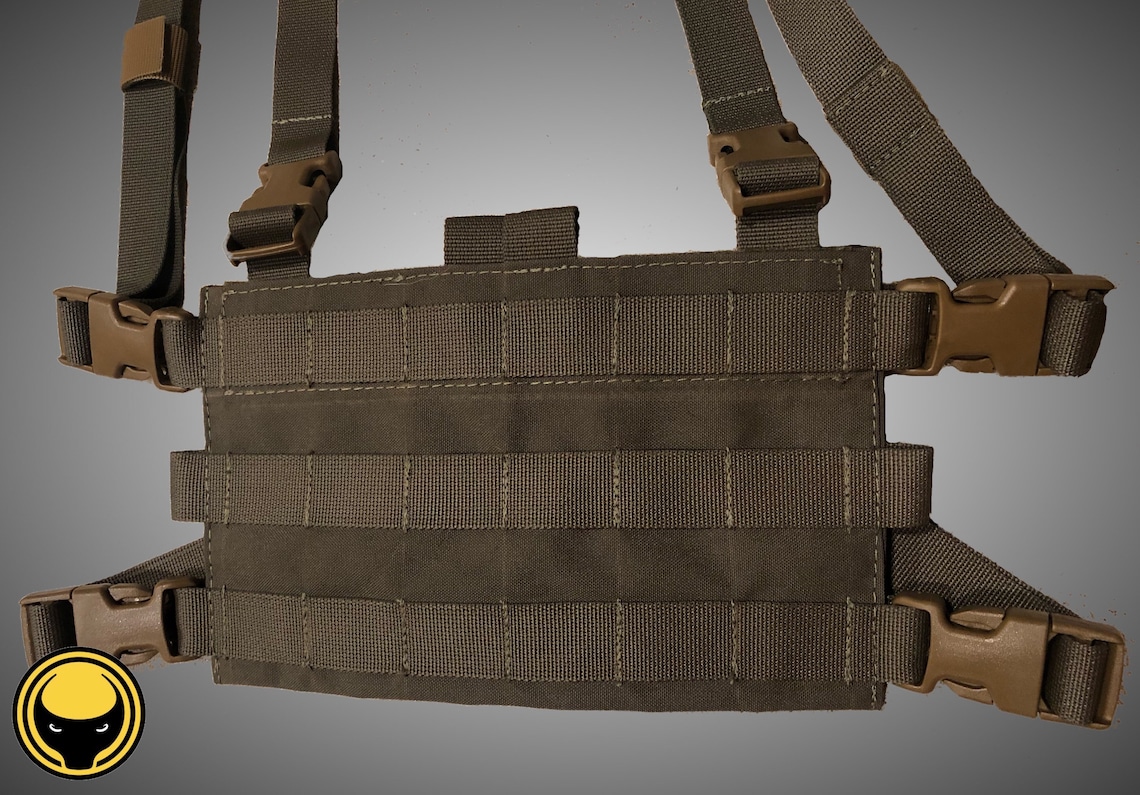 Chest Rig Micro Chest Rig Plate Carrier Placard Mag Pouch | Etsy