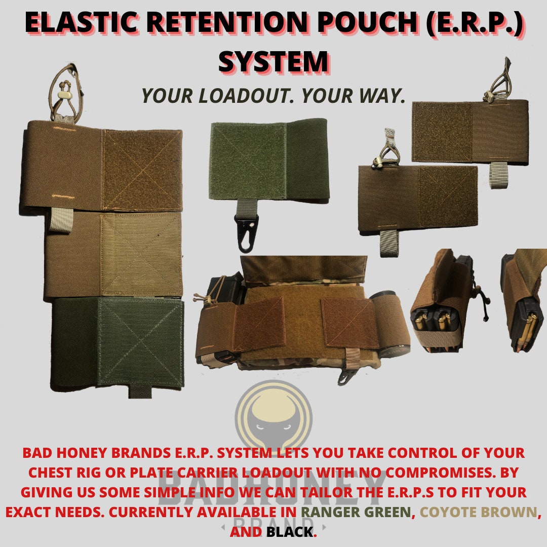 Plate Carrier Elastic Retention Pouch Chest Rig Rifle - Etsy