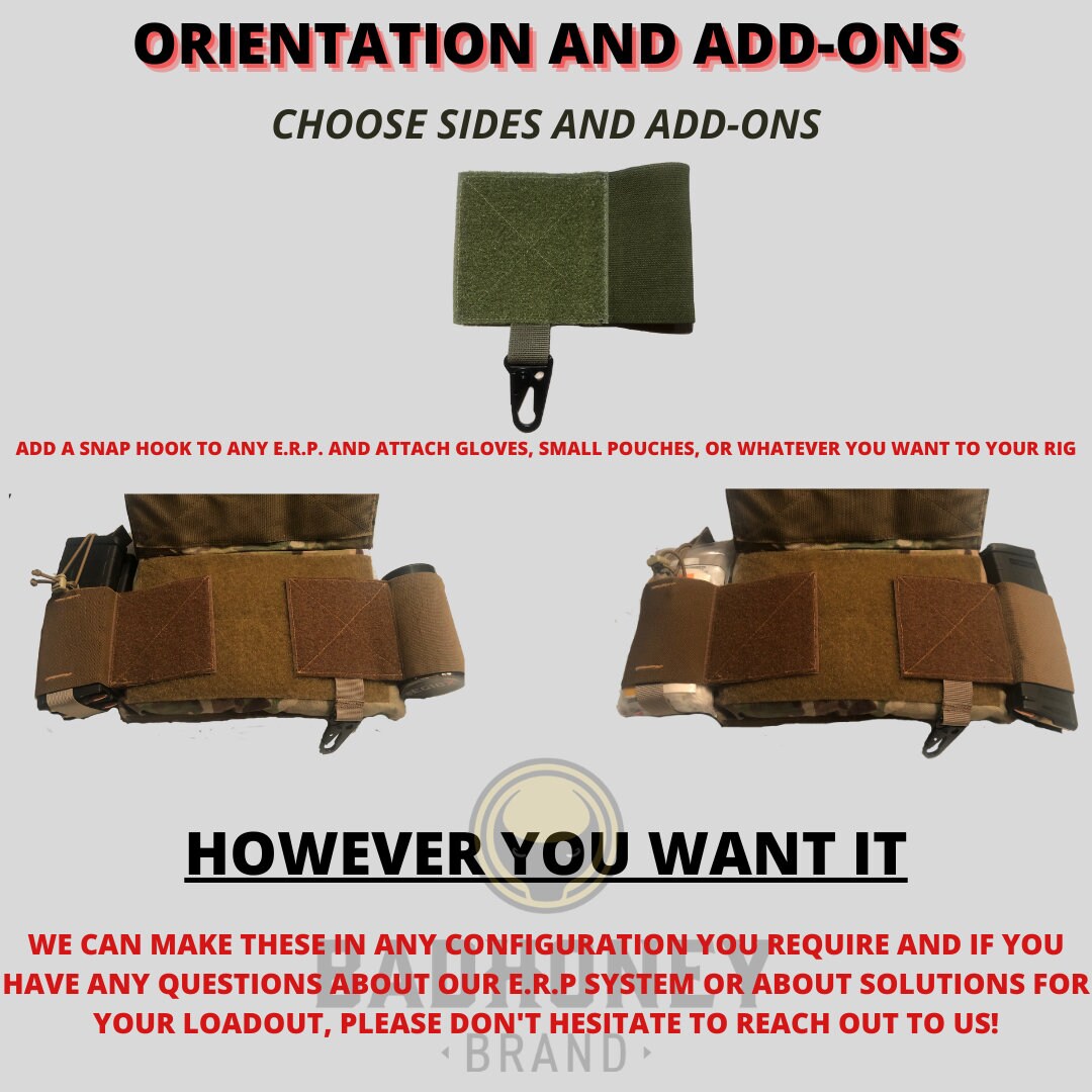 Plate Carrier Elastic Retention Pouch Chest Rig Rifle - Etsy