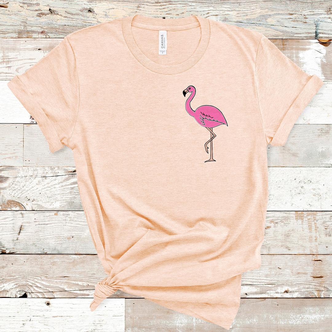 Pink Flamingo Shirt Flamingo Tee Shirt, Womens Flamingo Shirt, Flamingo ...