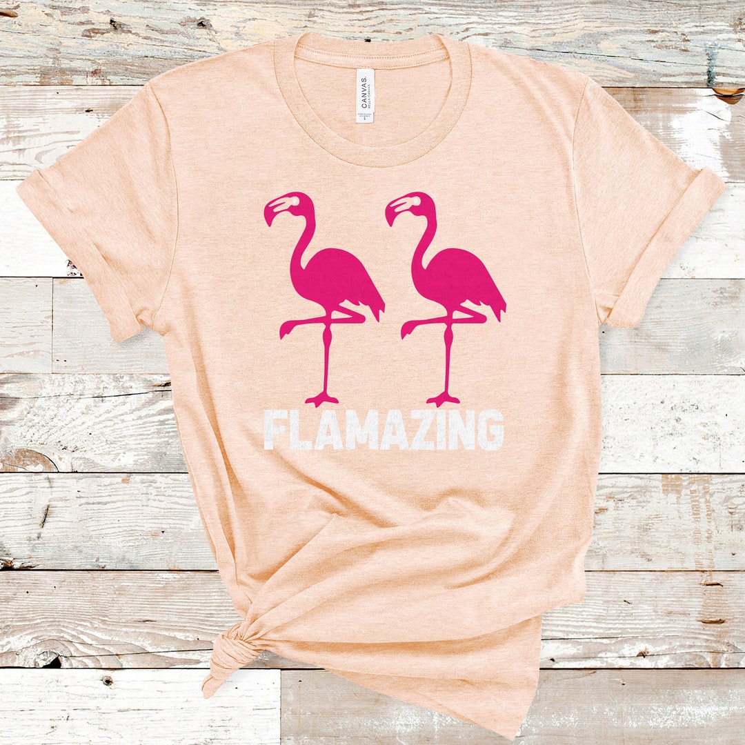 Flamazing Flamingos Tee Shirt Flamingo Tee Shirt, Womens Flamingo Shirt ...