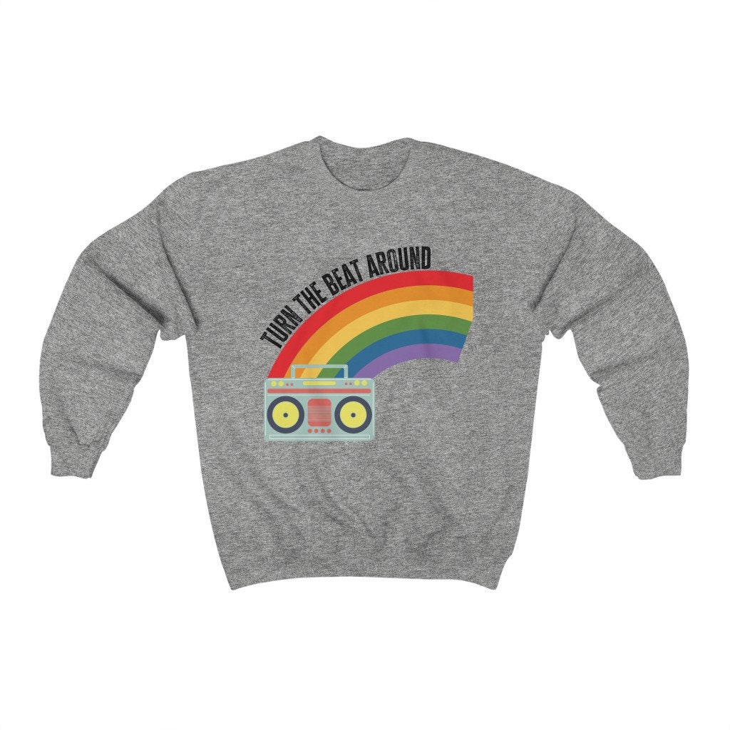 80s Rainbow Sweatshirt - Boombox Pullover - 90s Dance sold by Inhaler ...