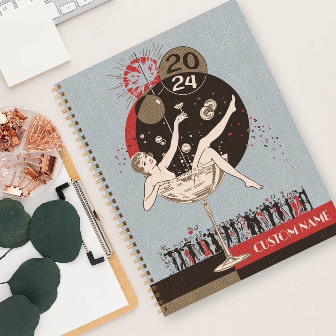 2024 Daily Agenda, Customizable Planners, Original Art Journal ...