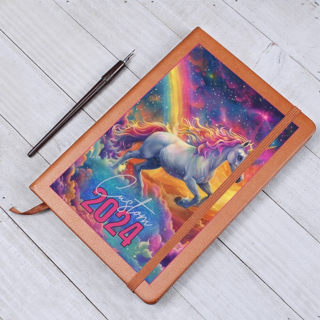 Personalized Unicorn Journal Book, Lined Notebook, Travel Diary ...