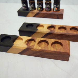 Beard Oil Holder, Black | Essential Oil Holder | Fits 5 & 10ml Bottles ...