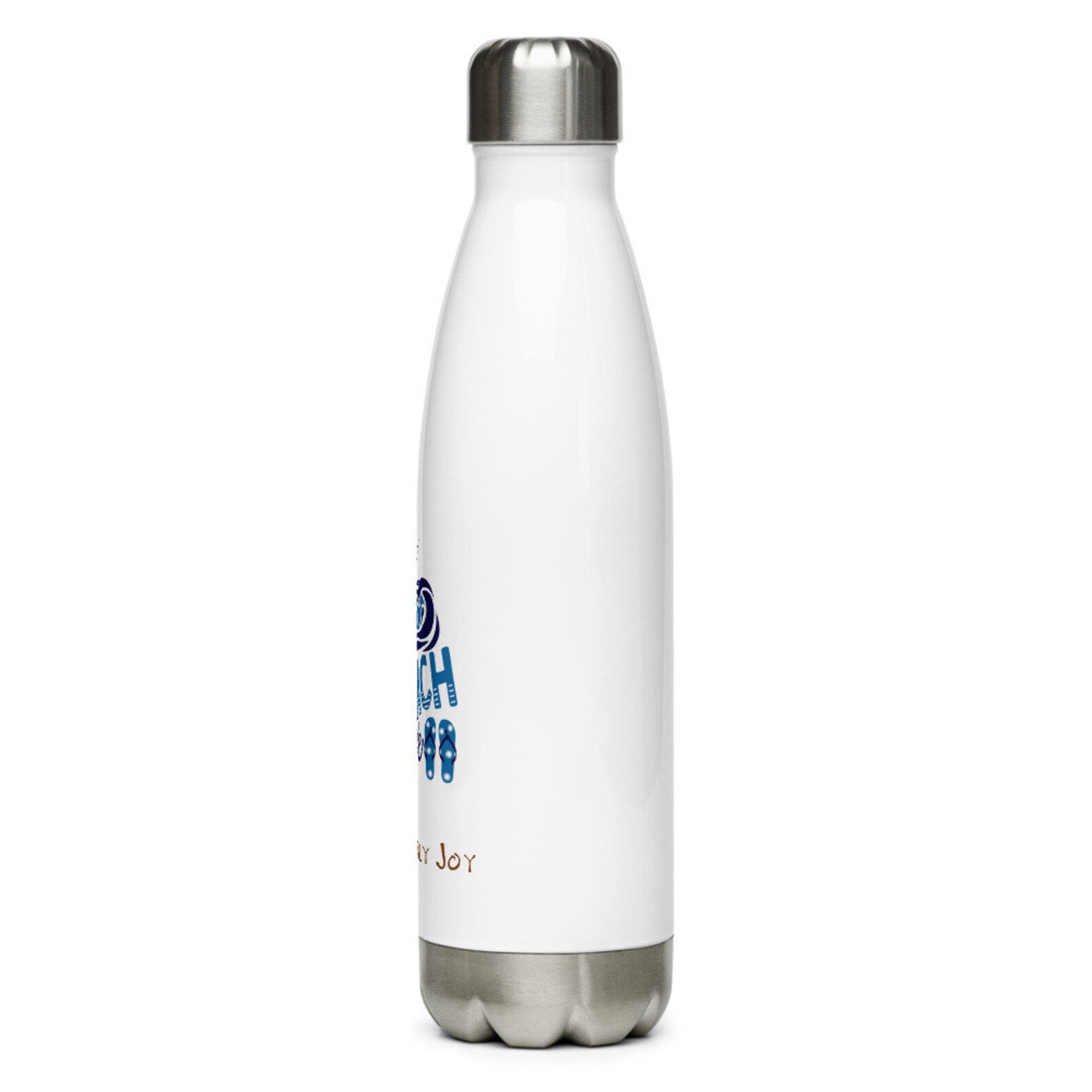 Beach Life Stainless Steel Water Bottle | Beach Vibes - Etsy