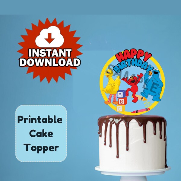 Elmo Cake Topper - Etsy