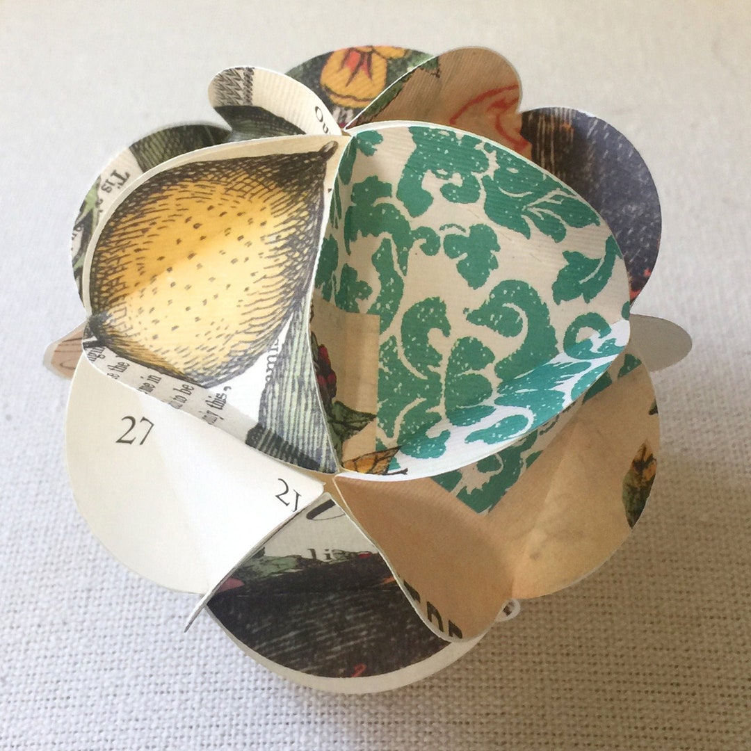 Decorative Geodesic Paper Ball - Etsy