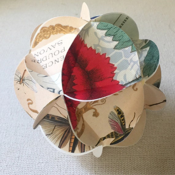 Decorative Geodesic Paper Ball | Etsy