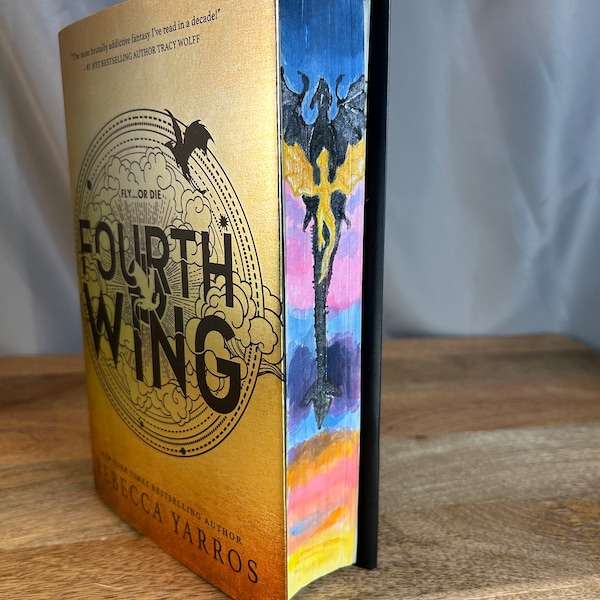 Fourth Wing Painted - Etsy
