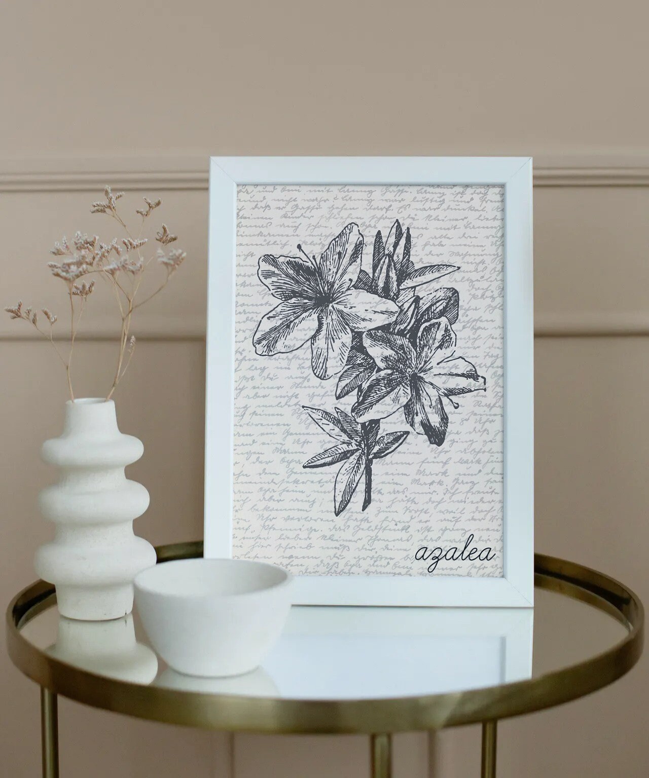 Azalea Wall Art | Floral Wall Art | Wildflower Print | Azalea Poster ...