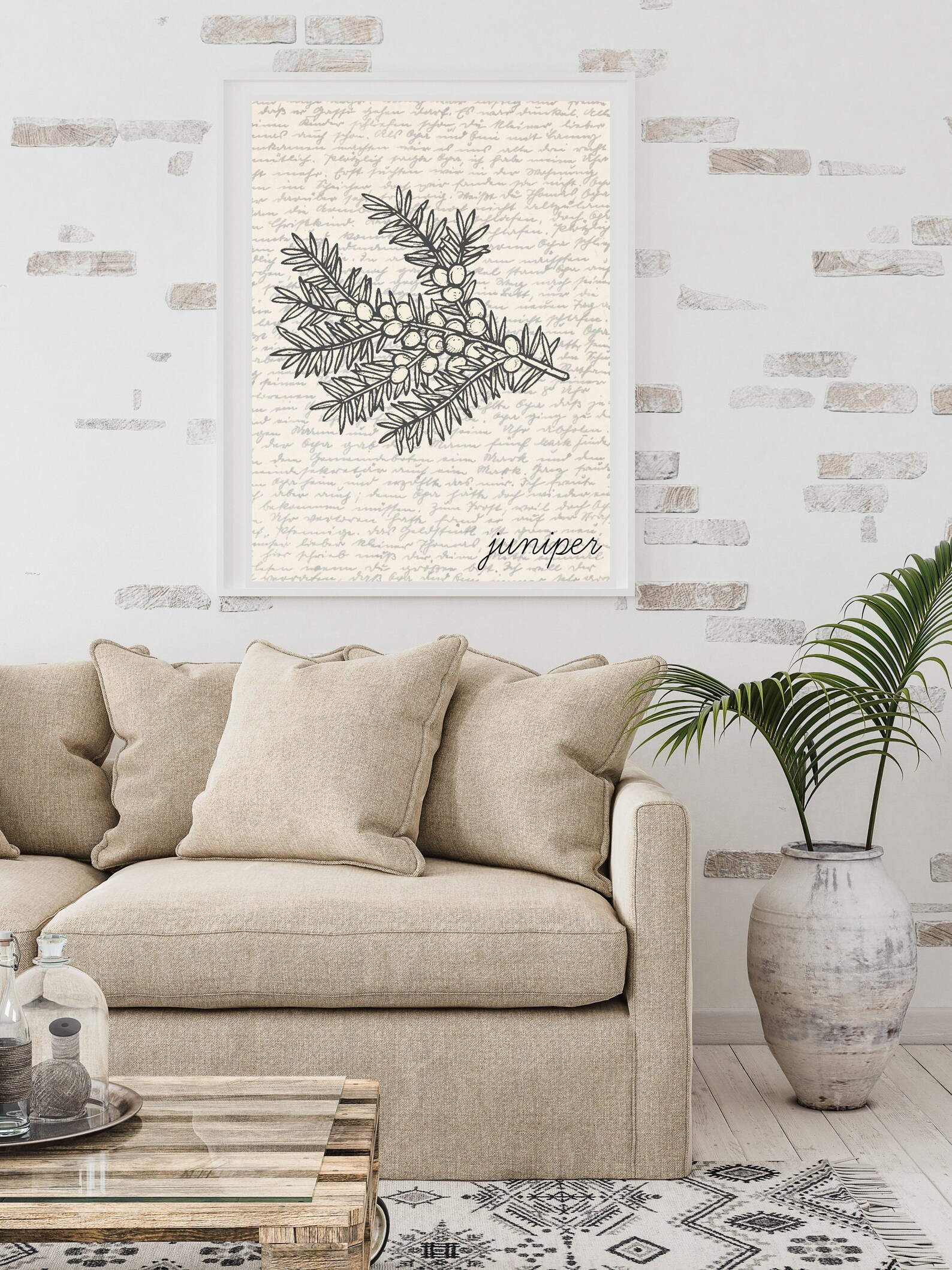 Juniper Wall Art | Tree Wall Art | Juniper Poster | Juniper Print ...