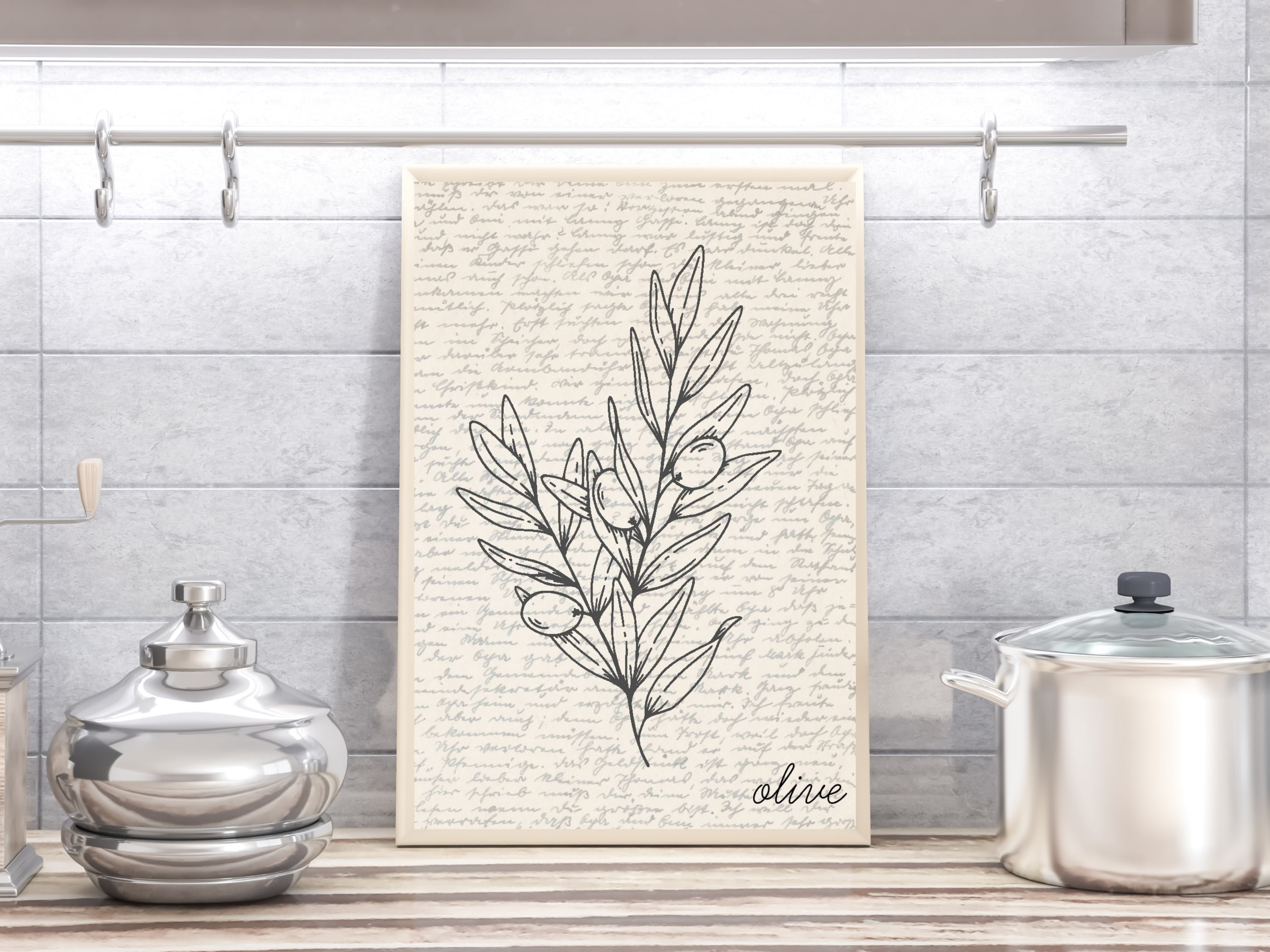 Olive Wall Art Tree Wall Art Olive Branch Poster | Etsy