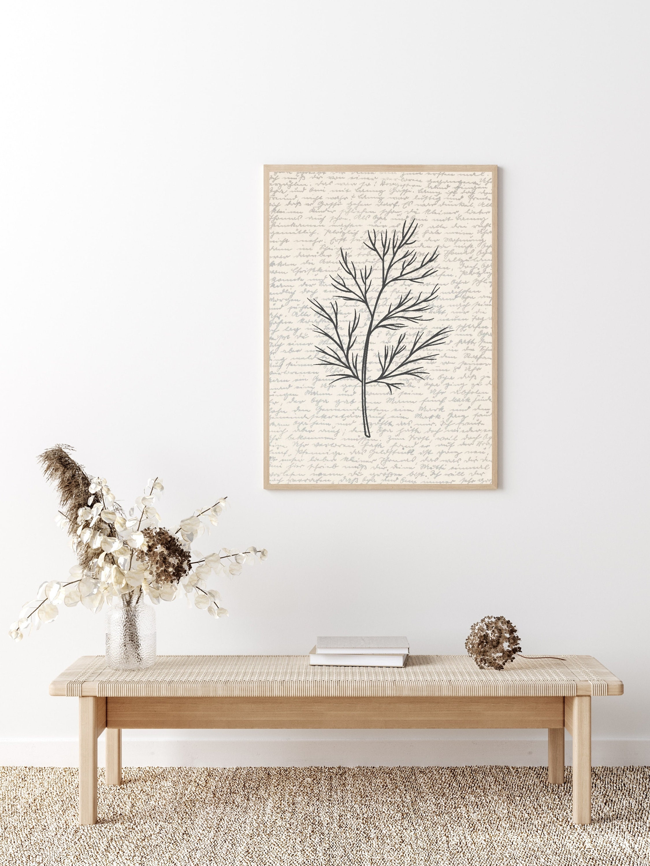 Dill Wall Art | Herb Wall Art | Dill Poster | Dill Print | Dill Herb ...