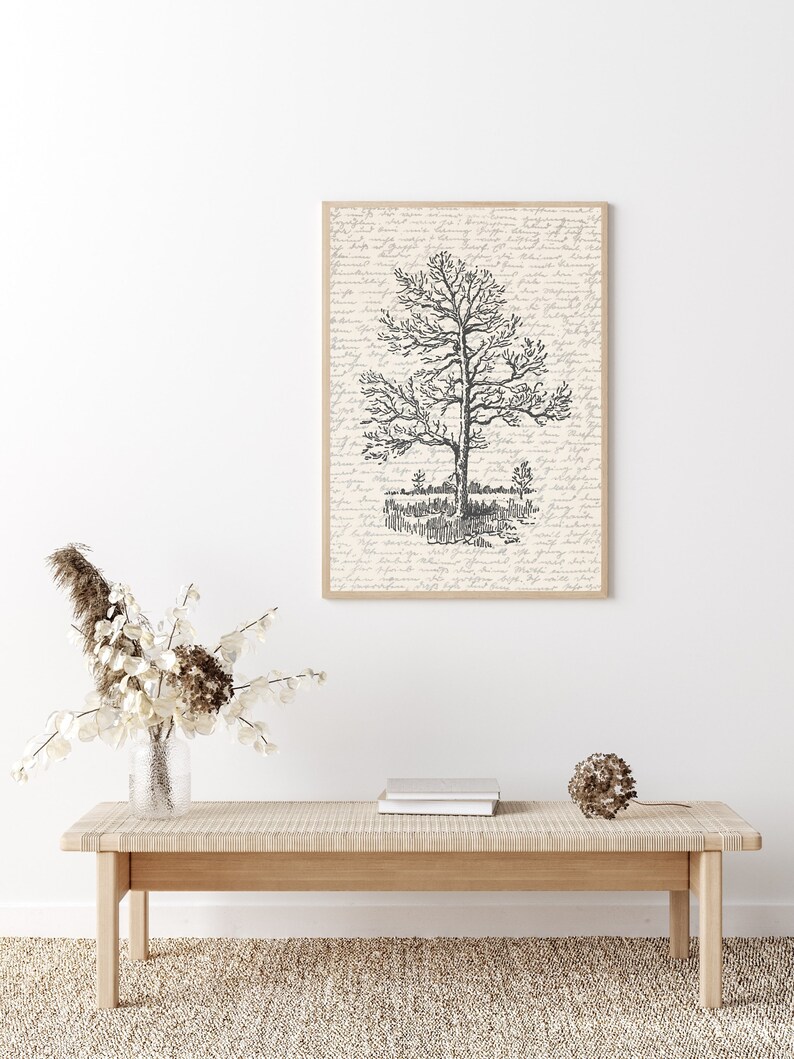 Sassafras Wall Art | Tree Wall Art | Botanical Print | Sassafras Poster ...