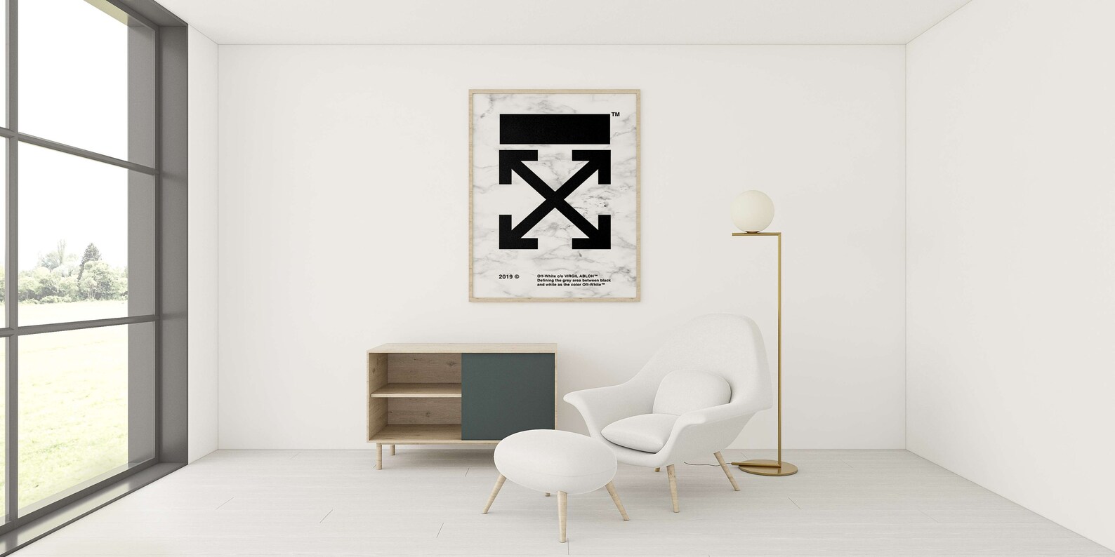 Custom Off White Poster Art Poster Print Wall Decor | Etsy