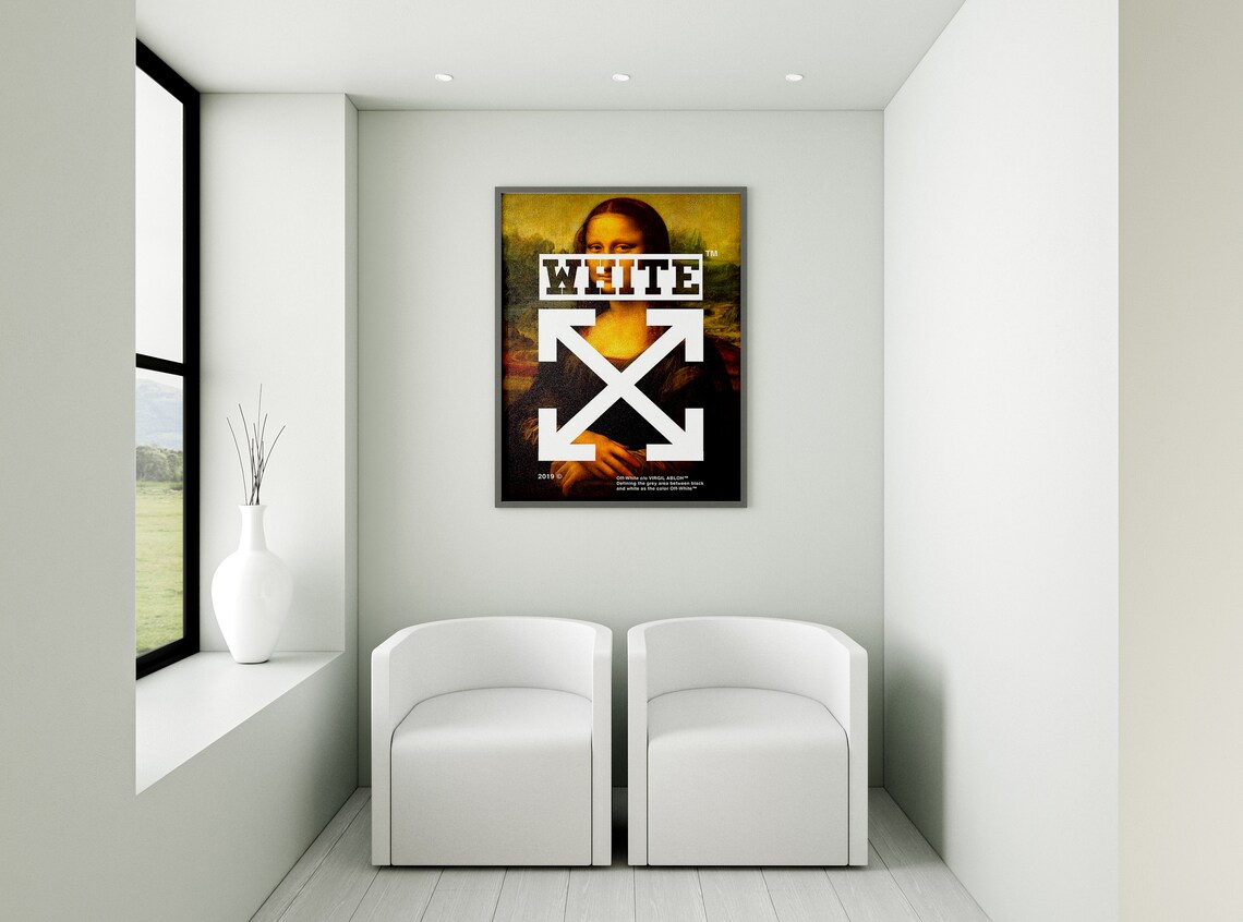 Off White Poster Art Poster Print Wall Decor House | Etsy