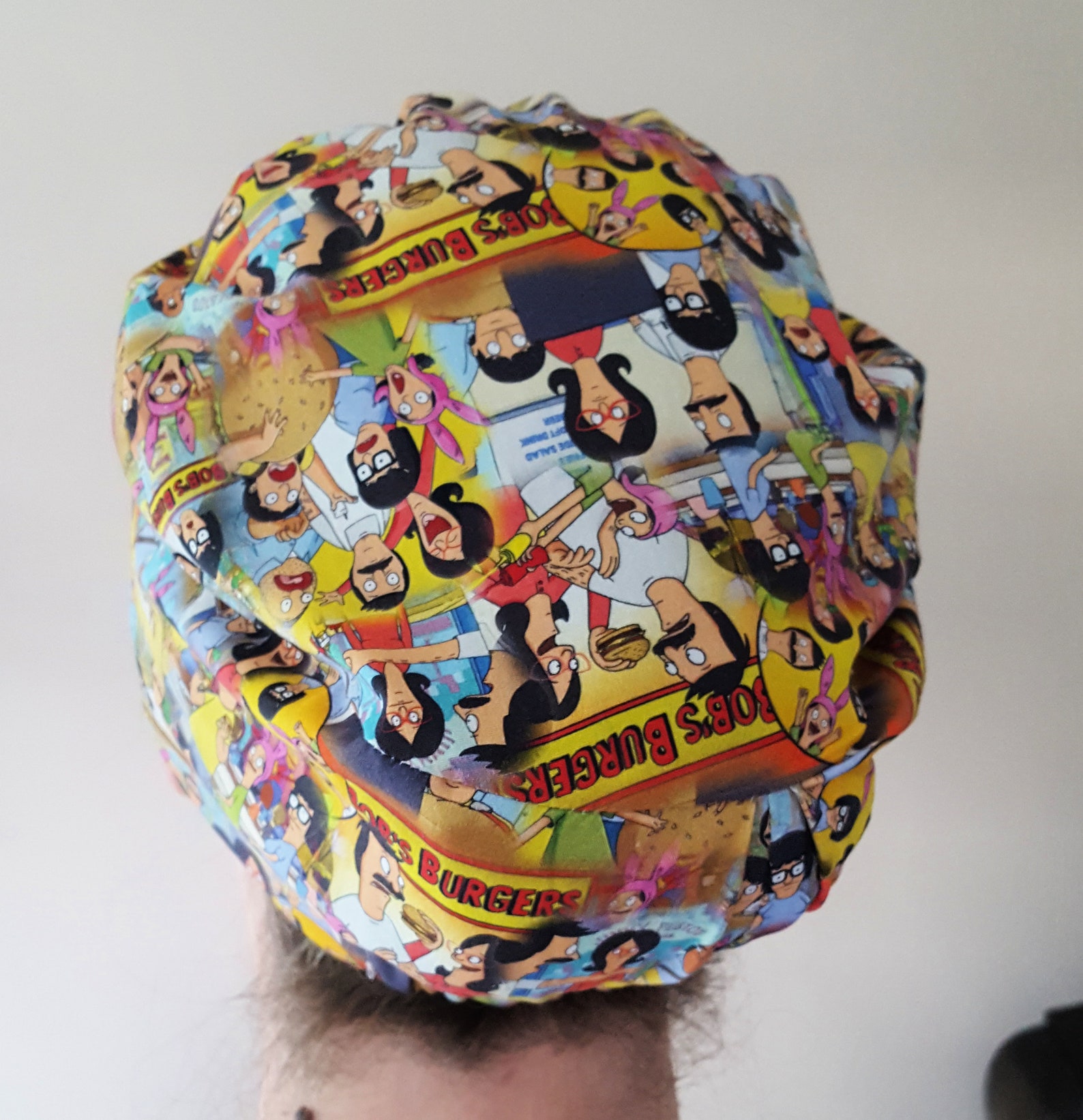 No-ties Bob's Burgers Cartoon Scrub Cap - Etsy