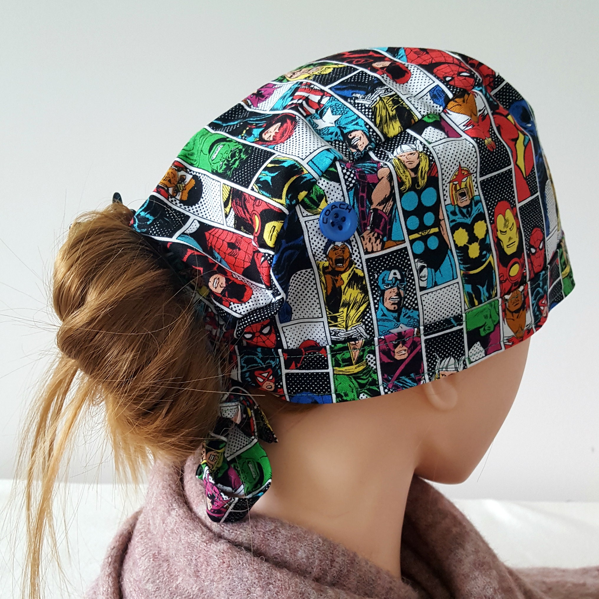 Pokemon Squirtle Surgical Scrub Cap and Chemo Hat - Etsy