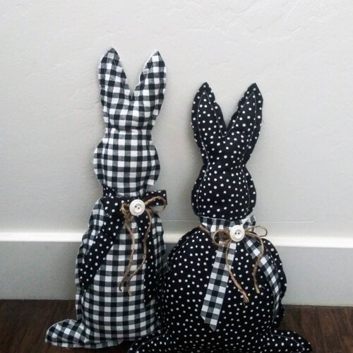 Easter Eggs Buffalo Check Farmhouse Country Style Set of 3 - Etsy