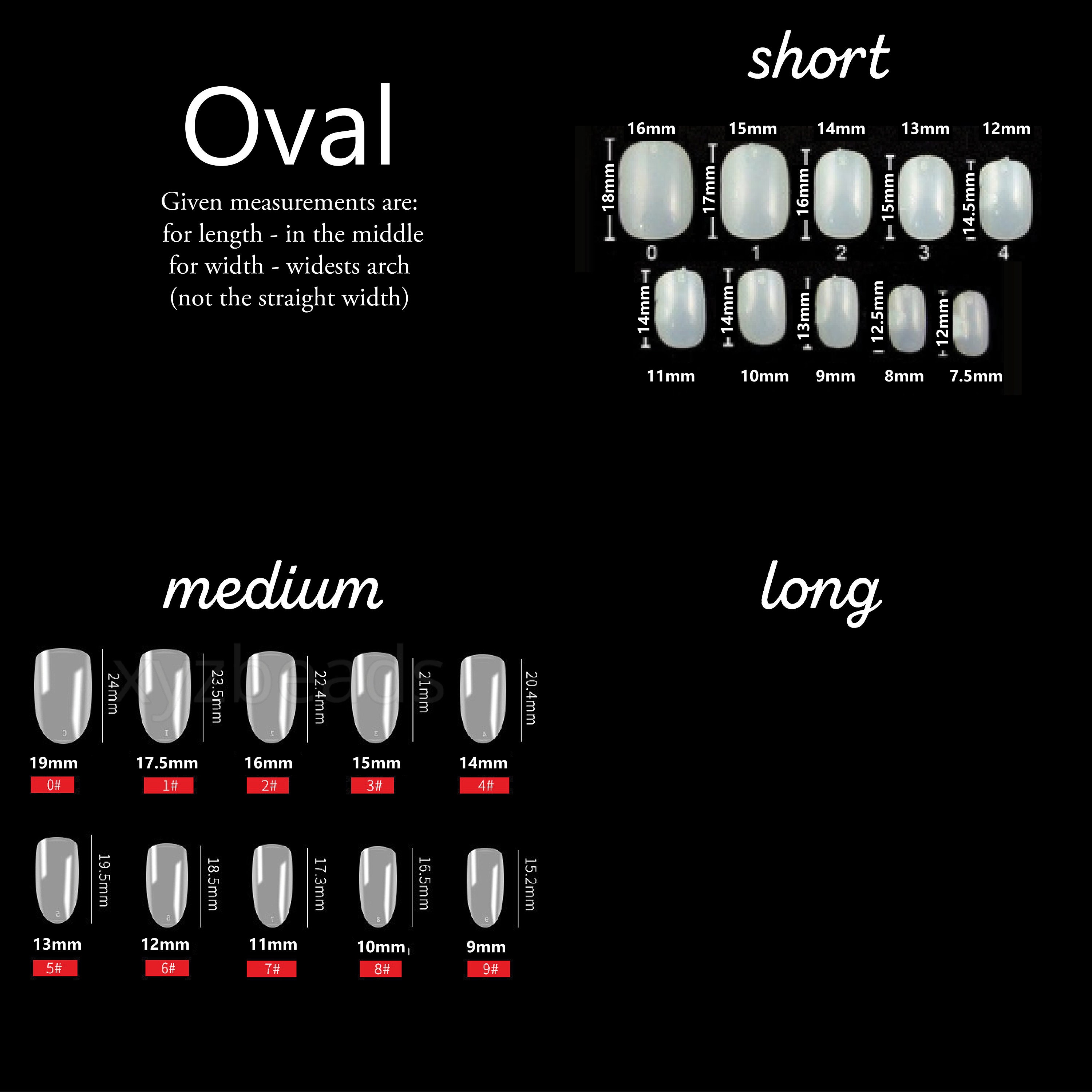 High Quality 500pc Nails Full Cover Nail Tips for Press on - Etsy