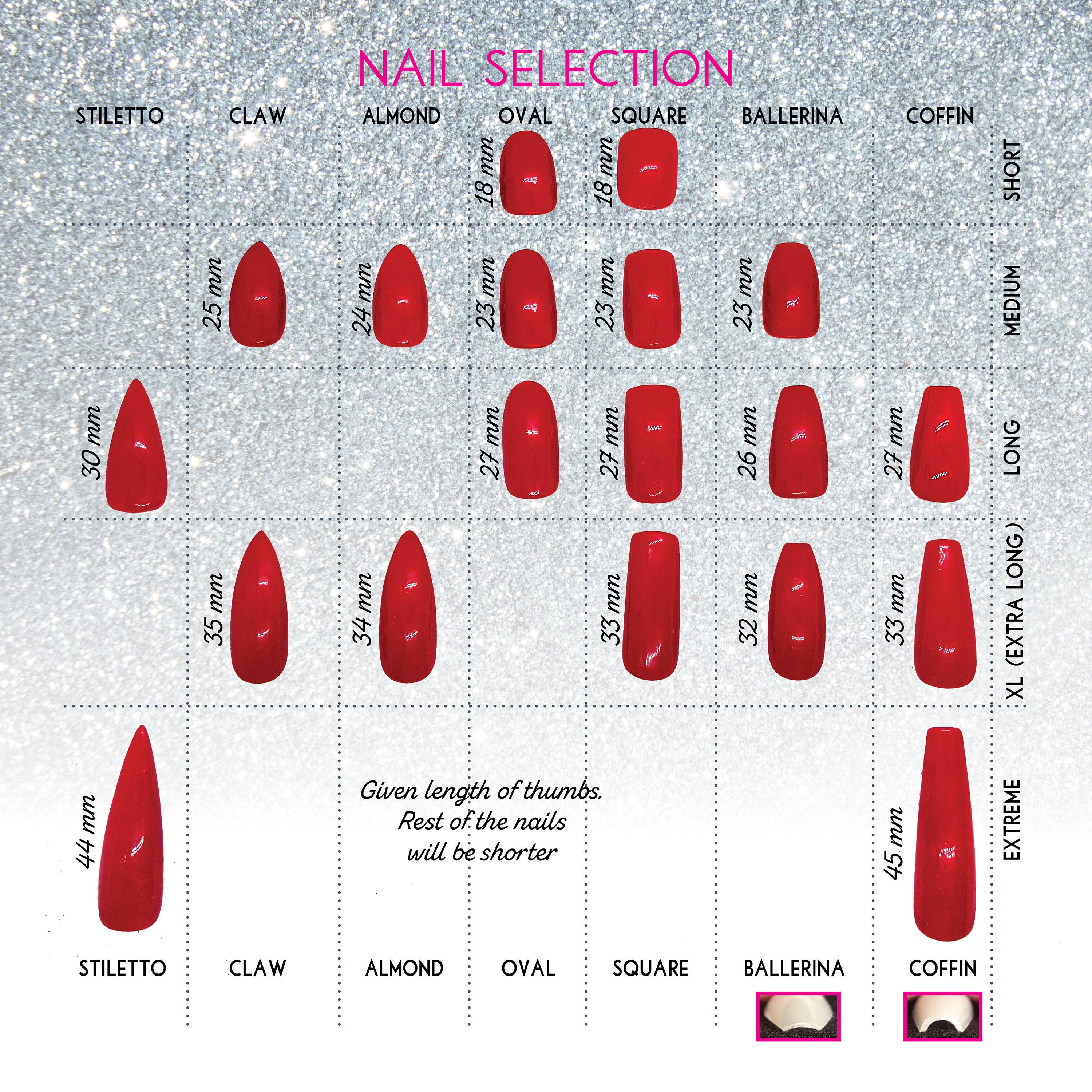 Hand Drawn Denim Press on Nails Set Zippers - Glue on Nails - Luxury ...