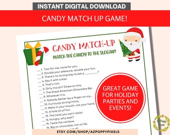 Christmas Candy Match - Etsy
