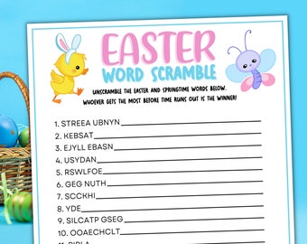 What's Your Bunny Name Easter Game, Printable Easter Games, Fun Easter ...