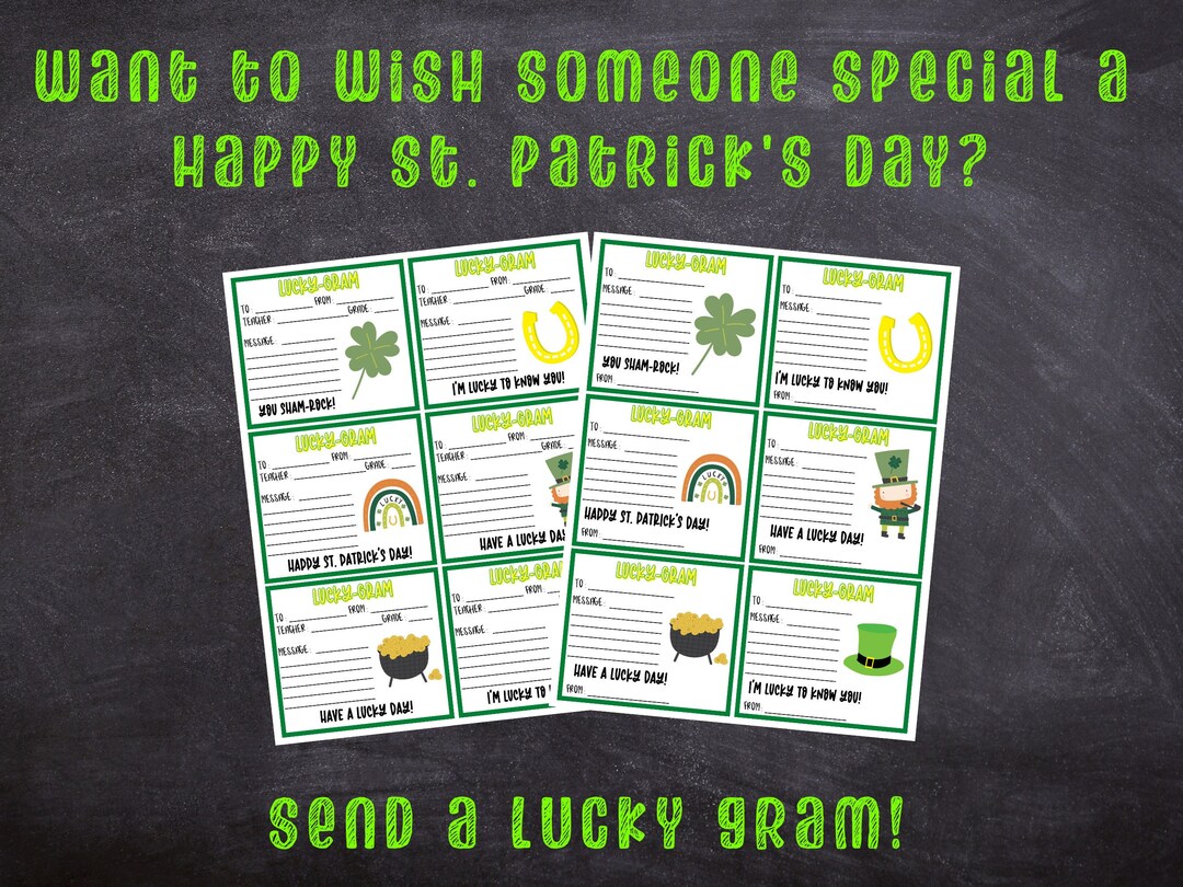 St. Patrick's Day Candy Gram, Lucky Gram, Gram Gifts, Candy Gram ...