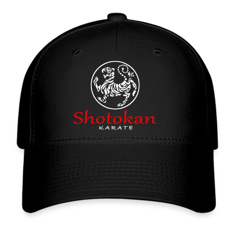 Karate Shotokan Japan Martial Art Kanji Logo Black Hat Twill - Etsy