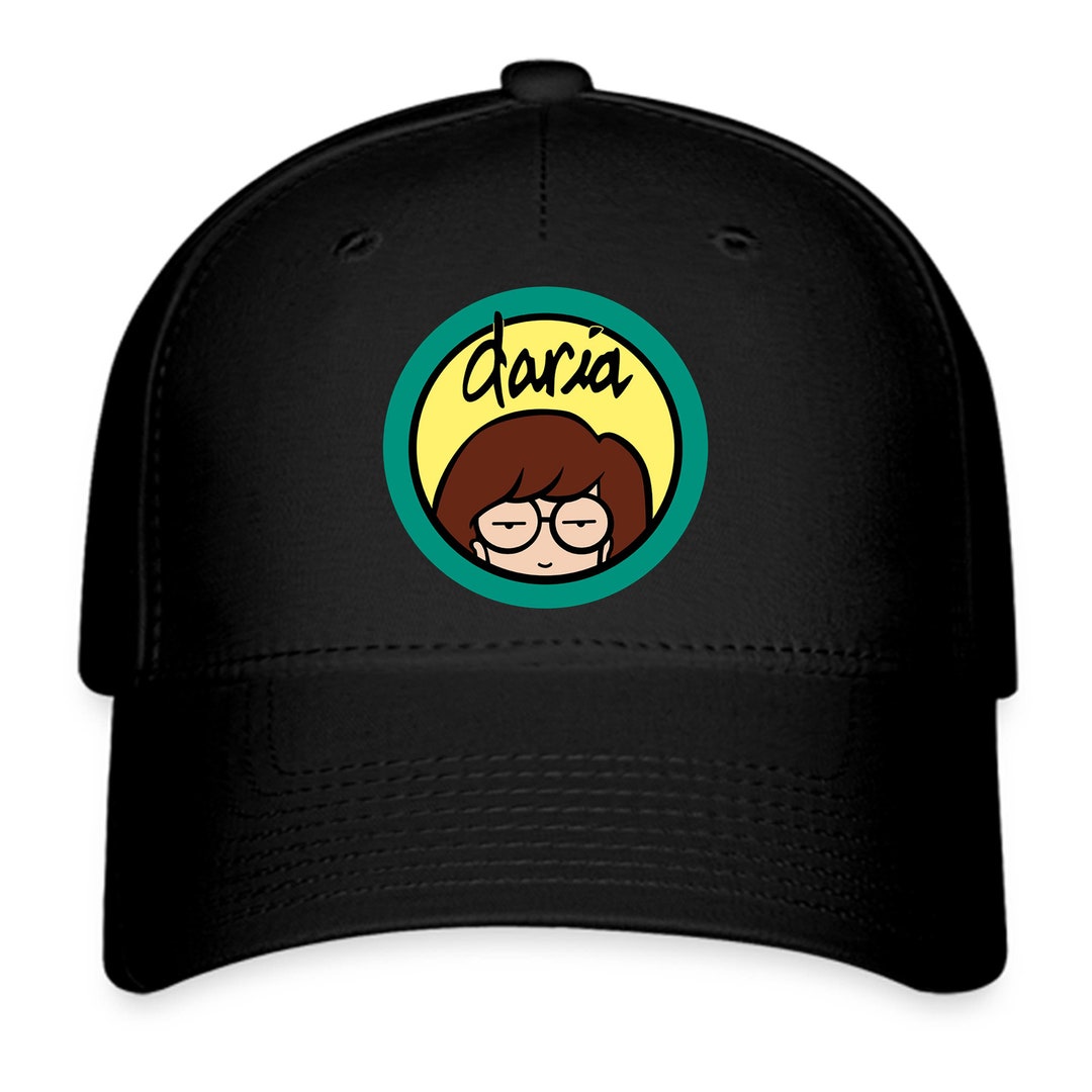 Daria Sick Sad World Logo Black Hat Organic Baseball Cap - Etsy