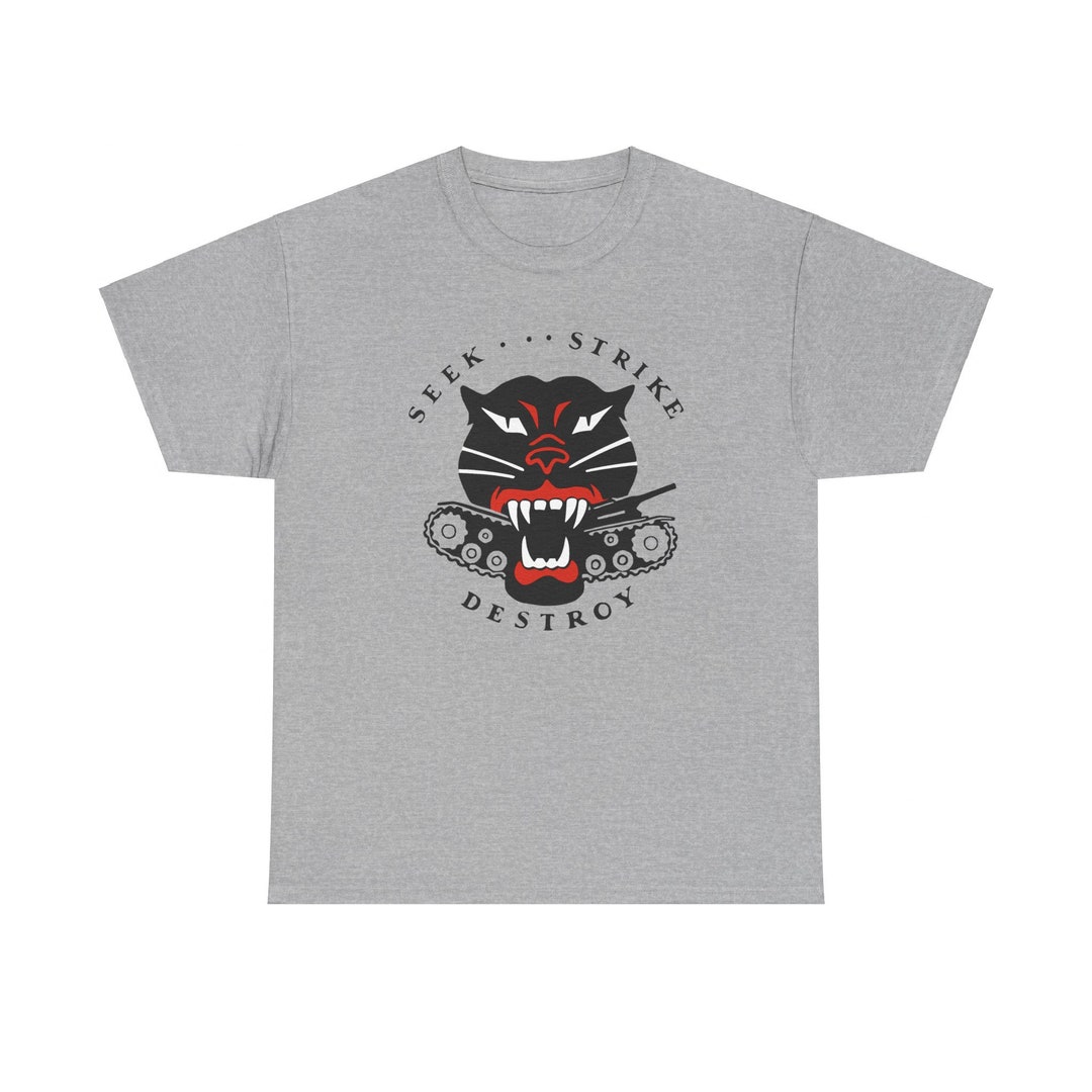 Tank Destroyer Panther Graphic T-shirt: World War II Logo - Etsy