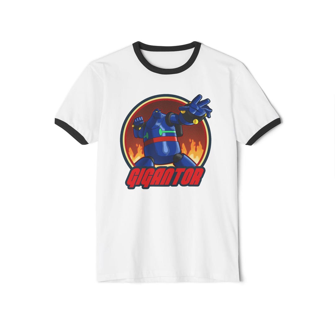 Gigantor Japanese Cartoon Logo Men's Ringer T-shirt Size S to 3XL - Etsy