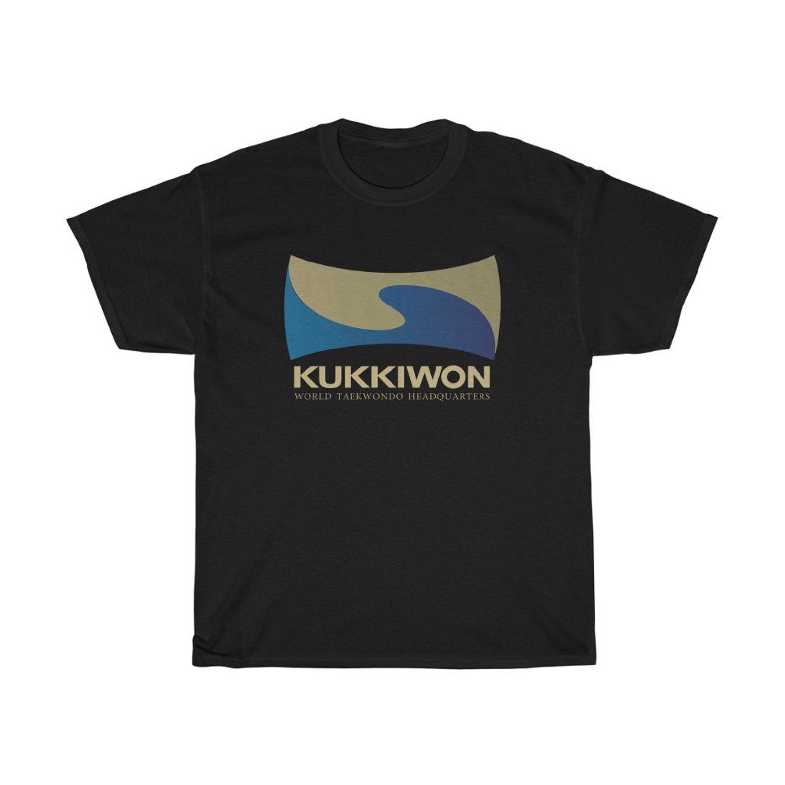 Kukkiwon World Taekwondo Headquarters Logo Red Black T-shirt Size S to ...