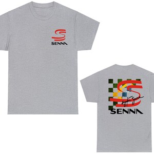 Ayrton Senna Logo T-shirt: Brazilian Racing Legend - Etsy