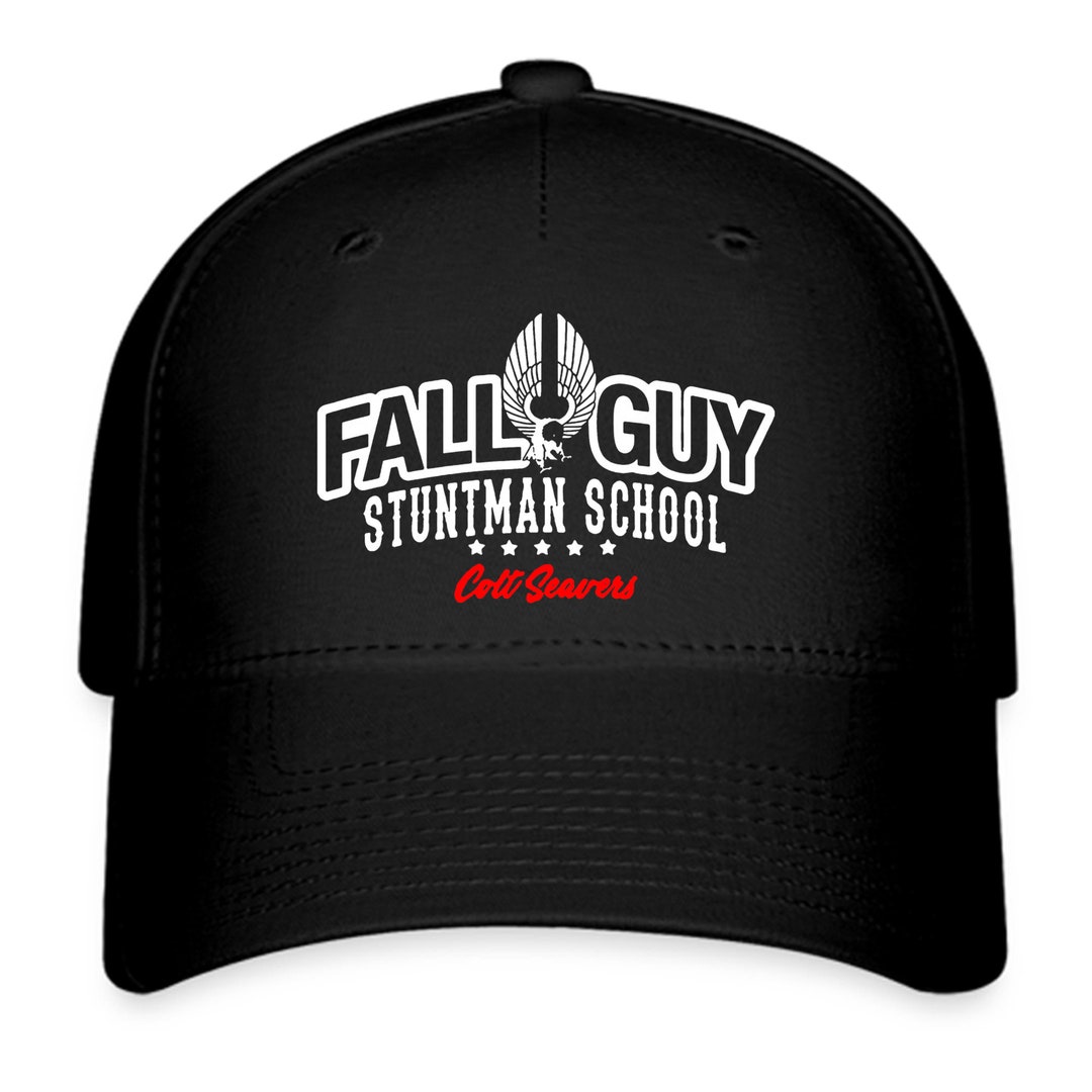 Fall Guy Stuntman School Colt Seavers Logo Black Hat Baseball Cap Adult ...