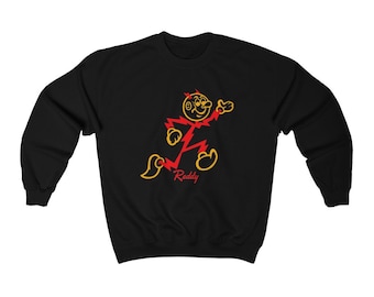 Reddy Kilowatt Logo Symbol Retro Classic Black Navy White Long | Etsy
