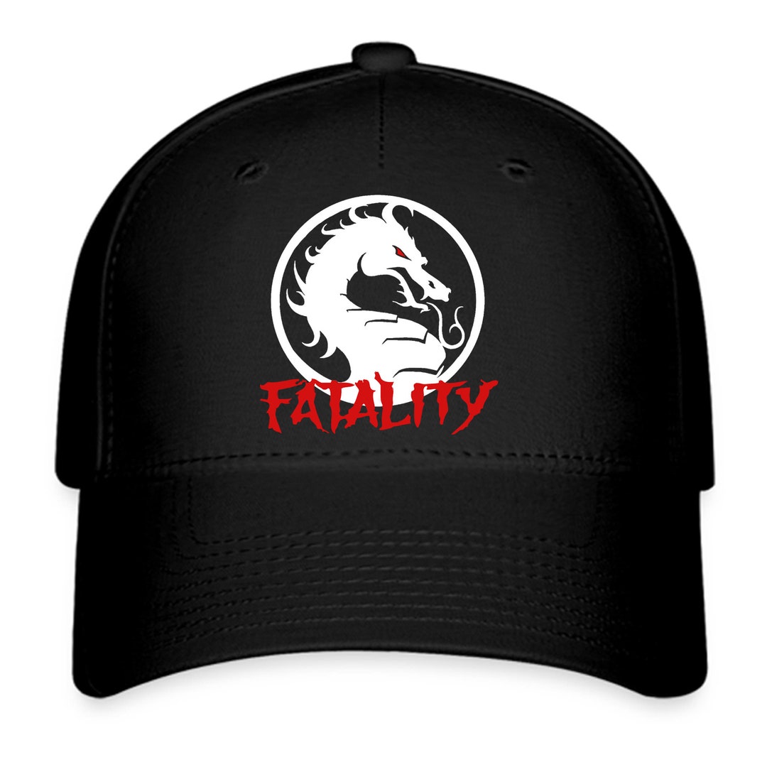 Fatality Mortal Kombat Logo Black Hat Organic Baseball Cap - Etsy